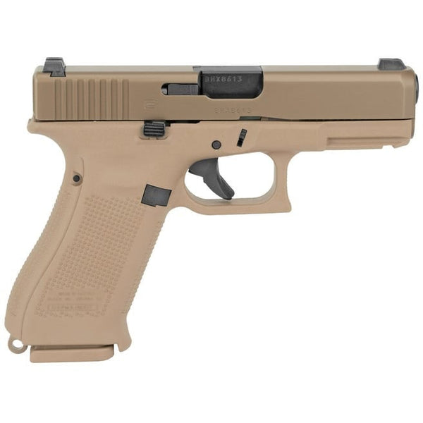 Glock 19X Coyote Tan 9Mm 4.02" Barrel 19-Rounds Night Sights 3 Mags
