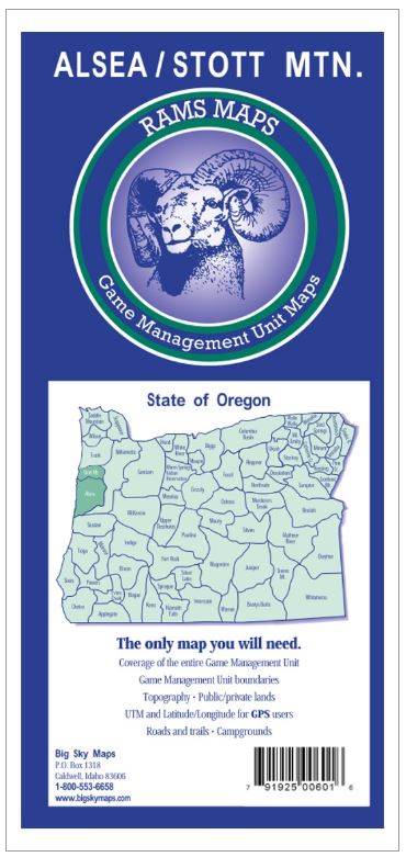 Rams Oregon Game Management Unit Maps – Fisherman's Marine